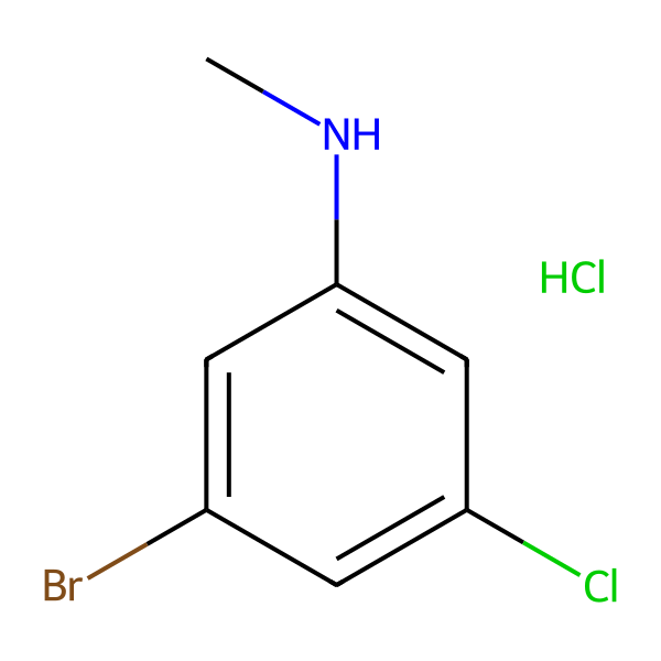 (3-Bromo-5-chloro-phenyl)-methyl-amine hydrochloride - CAS:1965309-78-7 ...