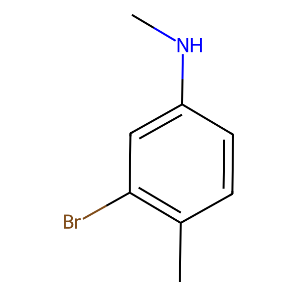 (3-Bromo-4-methyl-phenyl)-methyl-amine - CAS:101251-11-0 - J&W Pharmlab