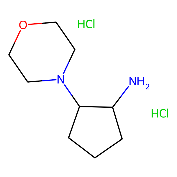 2-Morpholin-4-yl-cyclopentylamine dihydrochloride - CAS:1965309-85-6 ...
