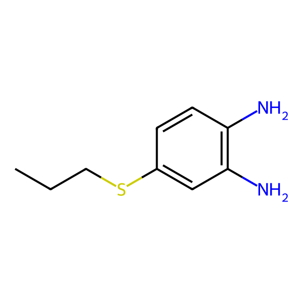 4-Propylsulfanyl-benzene-1,2-diamine - CAS:66608-52-4 - J&W Pharmlab