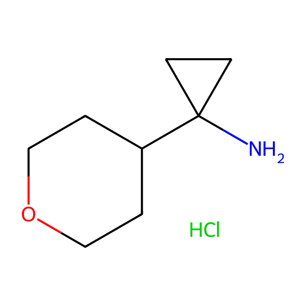 1-(Tetrahydro-pyran-4-yl)-cyclopropylamine hydrochloride - CAS:1417568 ...