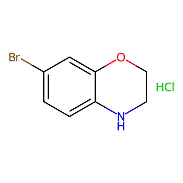 7-Bromo-3,4-dihydro-2H-benzo[1,4]oxazine hydrochloride - CAS:1350738-87 ...