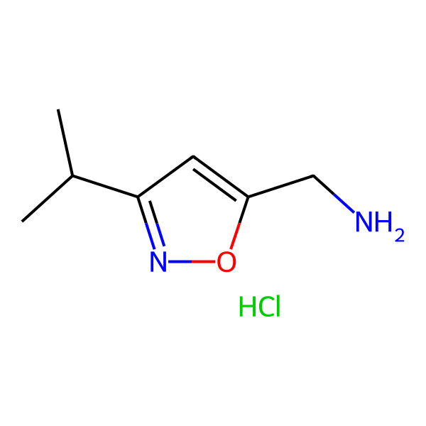 C-(3-Isopropyl-isoxazol-5-yl)-methylamine hydrochloride - CAS:1216798 ...