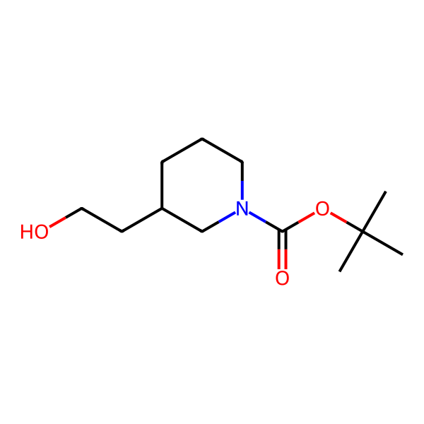 1-Boc-3-(2-hydroxy-ethyl)-piperidine - CAS:146667-84-7 - J&W Pharmlab