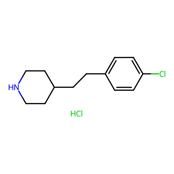 4-[2-(4-Chloro-phenyl)-ethyl]-piperidine hydrochloride - CAS:148136-03 ...