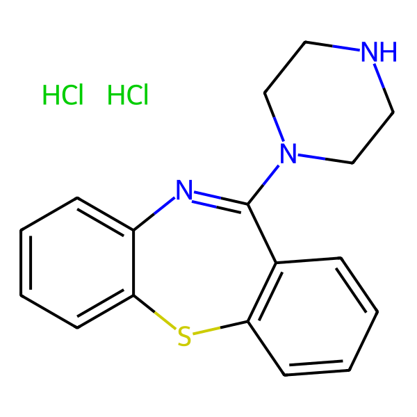 11-Piperazin-1-yl-dibenzo[b,f][1,4]thiazepine dihydrochloride - CAS ...