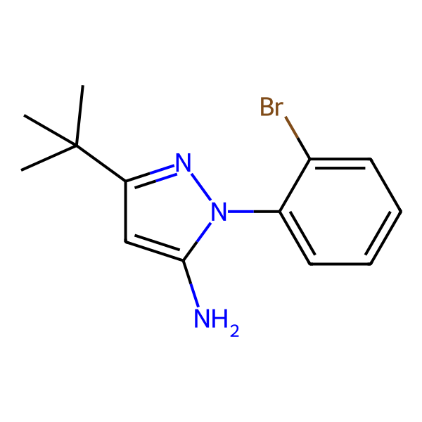 2-(2-Bromo-phenyl)-5-tert-butyl-2H-pyrazol-3-ylamine - CAS:476637-04-4 ...