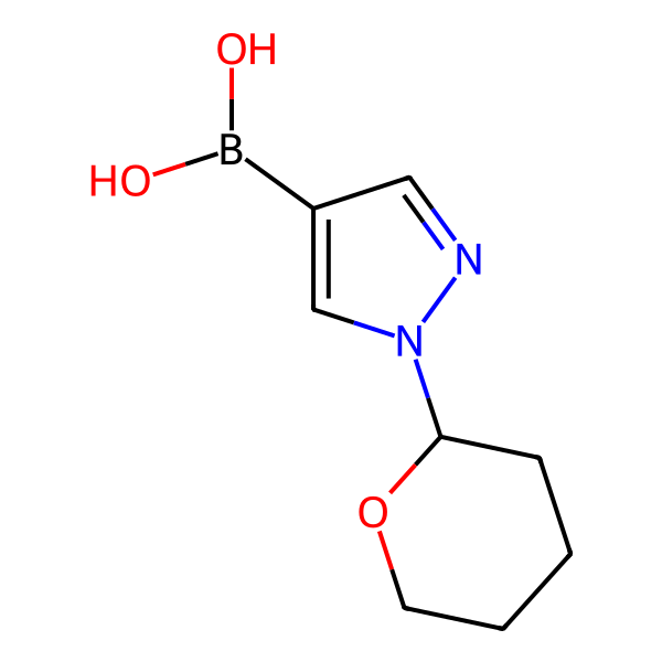 1-(Tetrahydro-pyran-2-yl)-1H-pyrazole-4-boronic acid - CAS:1256345-68-2 ...