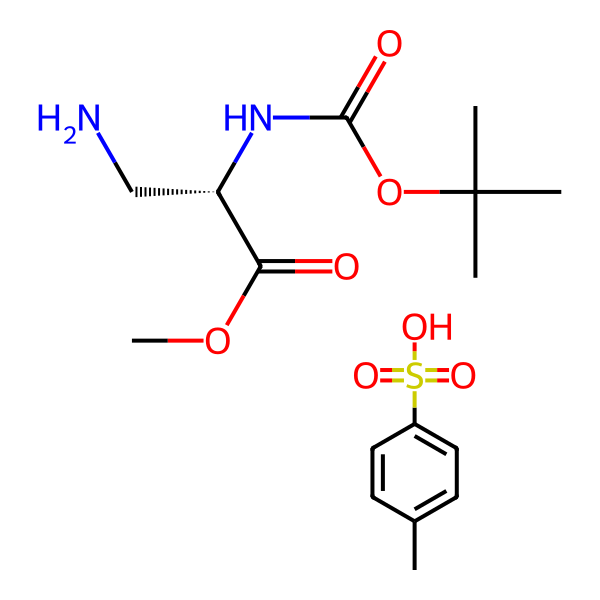 (S)-Methyl 3-amino-2-((tert-butoxycarbonyl)-amino)propanoate tosylate - CAS:474234-84-9 - J&W ...