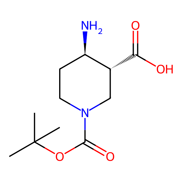 trans-1-Boc-4-Amino-piperidine-3-carboxylic acid - CAS:1903825-08-0 - J ...