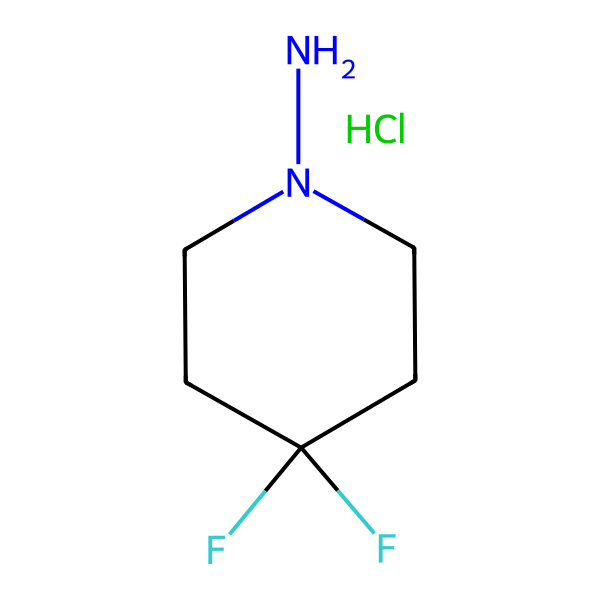 4,4-Difluoro-piperidin-1-ylamine hydrochloride - CAS:811442-23-6 - J&W ...