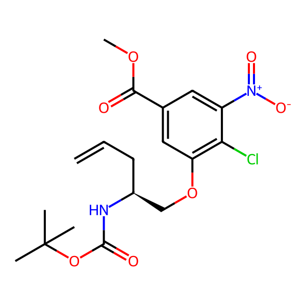 (R)-3-(2-Bocamino-pent-4-enyloxy)-4-chloro-5-nitro-benzoic acid methyl ...