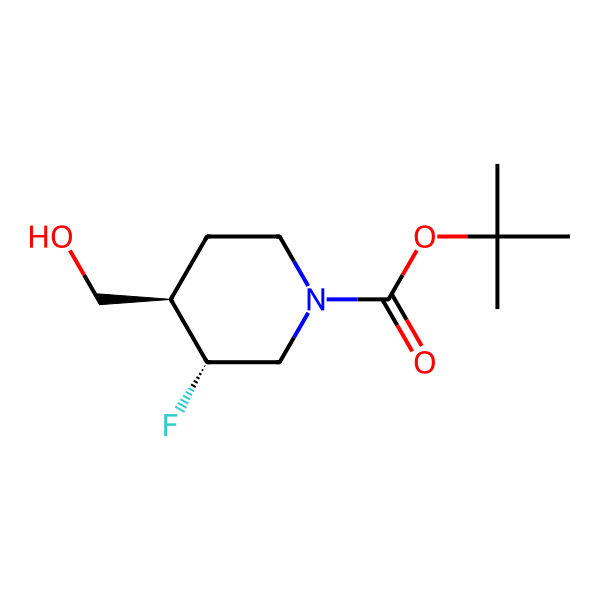 trans-3-Fluoro-4-hydroxymethyl-piperidine-1-carboxylic acid tert-butyl ester - CAS:882033-94-5 ...