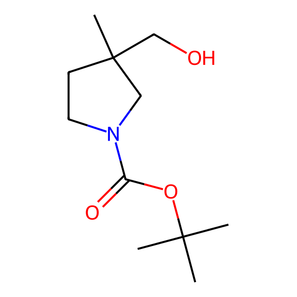 3-Hydroxymethyl-3-methyl-pyrrolidine-1-carboxylic acid tert-butyl ester ...