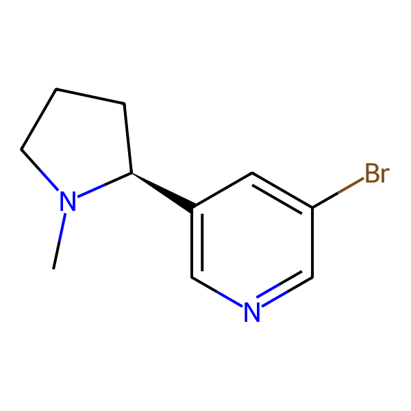 (S)-3-Bromo-5-(1-methyl-pyrrolidin-2-yl)-pyridine - CAS:71606-34-3 - J&W Pharmlab
