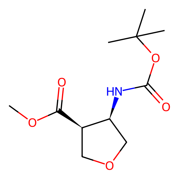 (3S,4R)-trans-4-tert-Butoxycarbonylamino-tetrahydro-furan-3-carboxylic ...