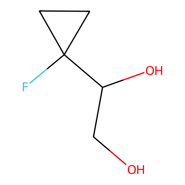 1-(1-Fluoro-cyclopropyl)-ethane-1,2-diol - CAS:2863676-95-1 - J&W Pharmlab