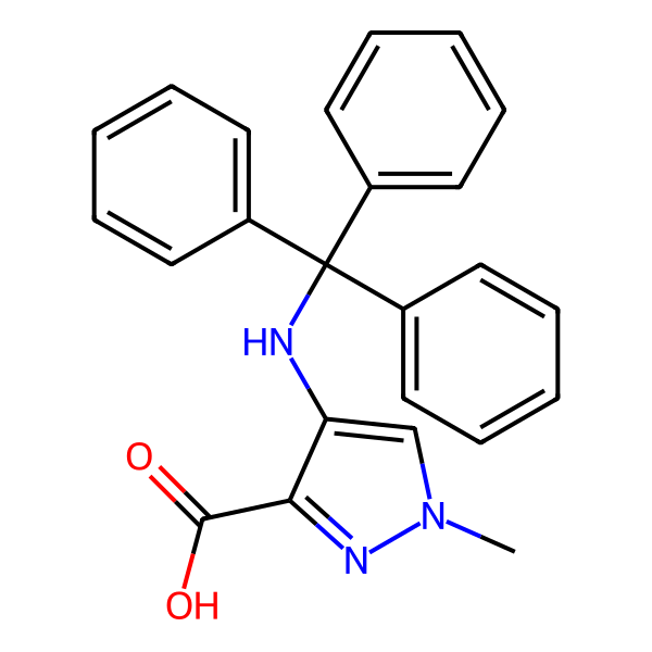 1-Methyl-4-(trityl-amino)-1H-pyrazole-3-carboxylic acid - CAS:637336-56 ...
